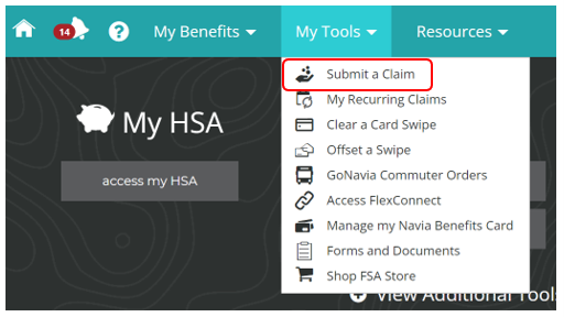 How To Submit a Claim on the Navia Participant Portal